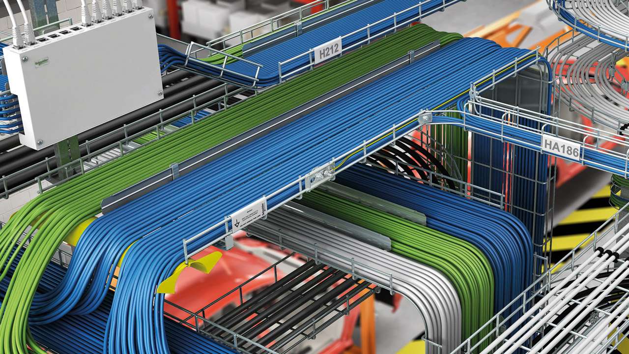 Versatile Cable Routing with Flexible Mesh Trays | Industrial Ethernet ...